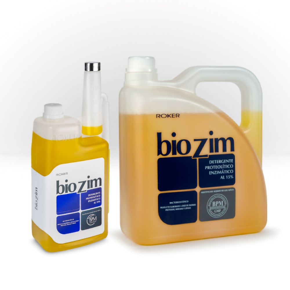 BIOZIM Detergente Enzimático ROKER 15% - Elimina manchas difíciles ...
